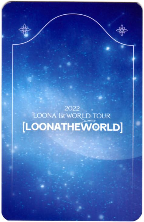 Loona 1st World Tour Trading Card Scan