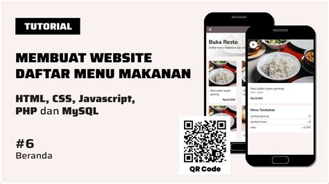 Part6 Membuat Website Daftar Menu Makanan Menggunakan Php Dan Mysql