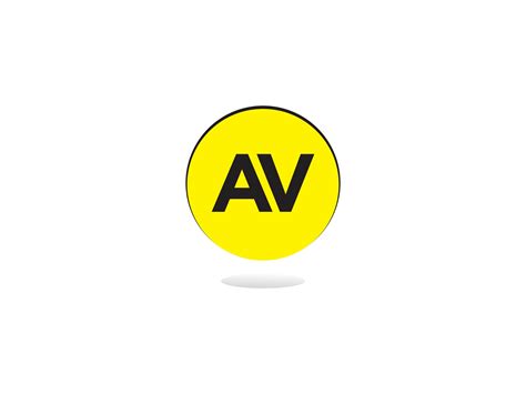 Unique Av Logo Icon Monogram AV Circle Logo Letter Vector Art 31718951