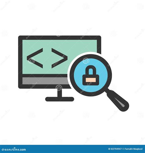 Insecure Code Stock Vector Illustration Of Software 83794947
