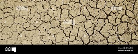 Gros Plan Craquage Et Fractionnement Des Sols En Raison De La Soif Rosion Du Sol Et De La