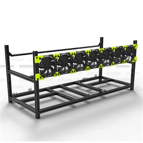 Veddha 8 GPU Aluminum Open Air Mining Rig Stackable Frame Holder Review