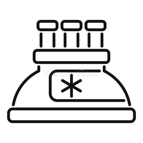 Laboratory Equipment Performing Chemical Analysis At Low Temperature Stock Illustration