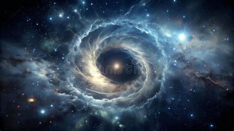 Black Nebula A Cosmic Void Of Noise And Texture Ai Generated Stock