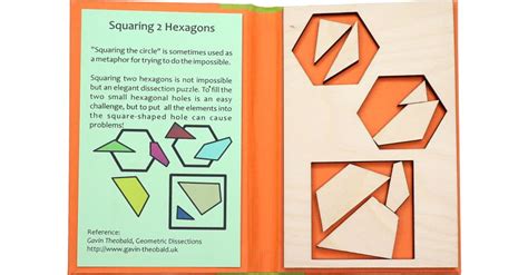 puzzle booklet squaring 2 hexagons packing puzzles puzzle master inc