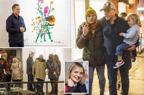 Hunter Biden Cozies Up To New York Post As He Shows Off Art At Georges