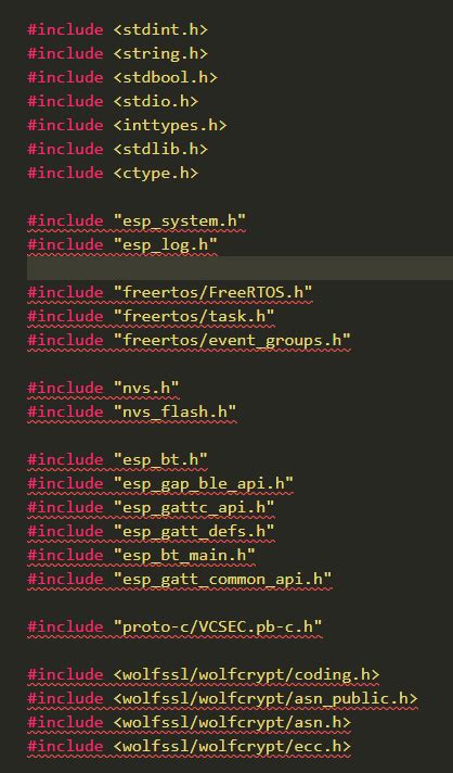 after introducing the wolfssl library using the bluetooth example code