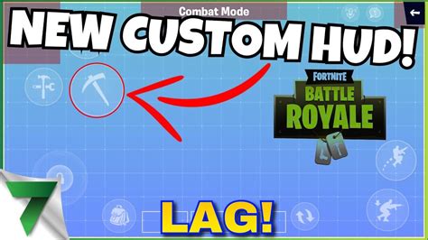 New Update New Customize Hud And Lag Fortnite Mobile Youtube