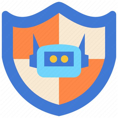 Security Chatbot Artificial Intelligence Ai Technology Icon