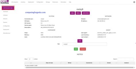 Install Ocs Inventory Server On Rocky Linux 8 Almalinux 8 Computingforgeeks