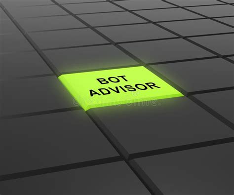 Bot Advisor Chatbot Assistance Help 3d Illustration Stock Illustration