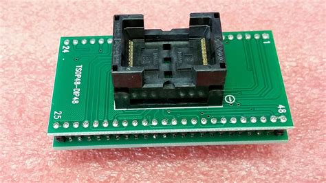 Tsop48 To Dip48 Socket Adapter Xb247 Zy248a For Xeltek Tnm5000 Eeprom