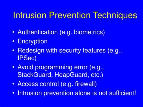 Ppt Intrusion Detection Powerpoint Presentation Free Download Id