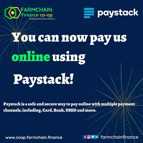 Paystack Integration Now Live In Our Efforts To Make Sure Of Seamless By Farmchain Finance