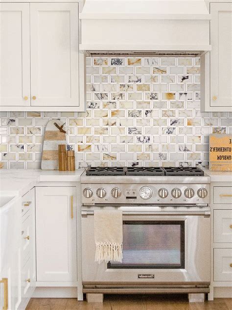 Multi Color Marble Backsplash Tile
