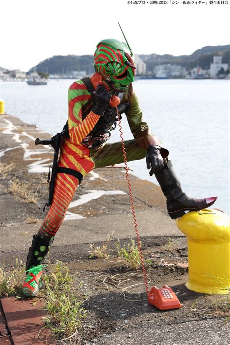 『シン・仮面ライダー』【公式】 On Twitter 【毎日 シン仮面ライダーもしもし シリーズ】 本日はk Kオーグです。 シン