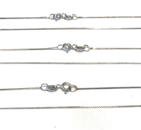 Silver Chain Sterling Silver Chain Necklace Chain Silver Etsy