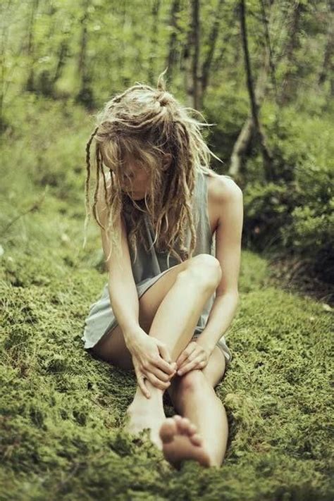 Blonde Dreads On A Bed Of Moss Pic