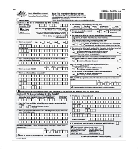 Tax Form Employee Number