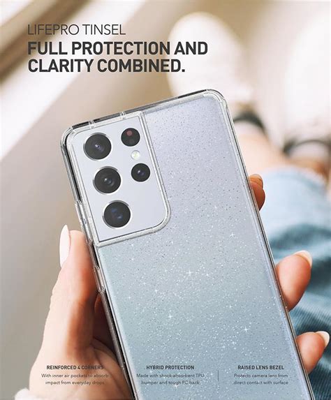 Uniq S Ultra Tinsel Case Red White Mobile