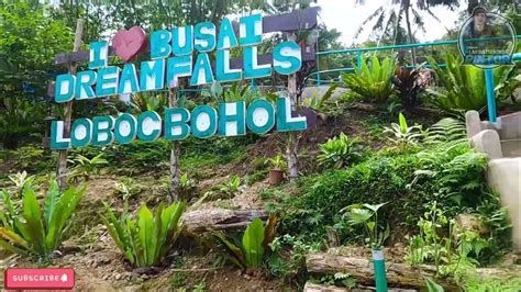 Busai Dream Falls Located In Quinoguitan Loboc Bohol Youtube