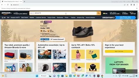How To Add Item In Cart Of Amazon By Selenium Youtube