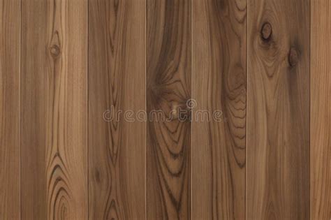 Seamless Texture Of A Wooden Wall Varnished Ai Generator Stock