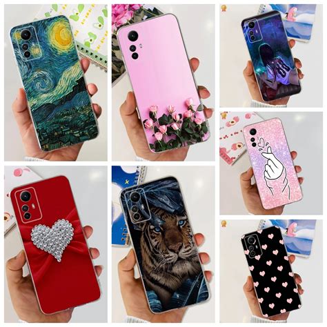 For Xiaomi Redmi Note 12S Case Soft Silicone Cute Back Cover For Xiomi