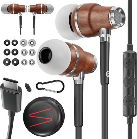 Symphonized Usb C Headphones With Microphone Usb C Earbuds Wired Ea
