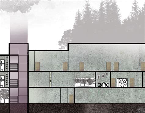 Illustrated Section Cut On Behance