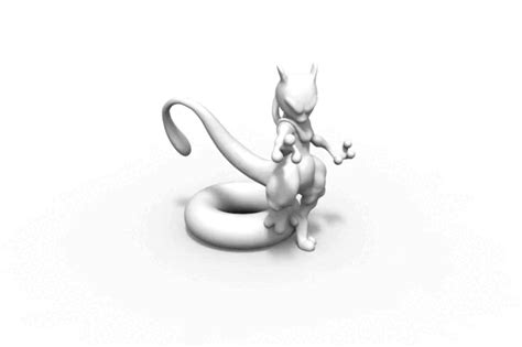Free 3d File Mewtwo Stl Pokemon 150 Art 🐉・3d Print Design To Download・cults