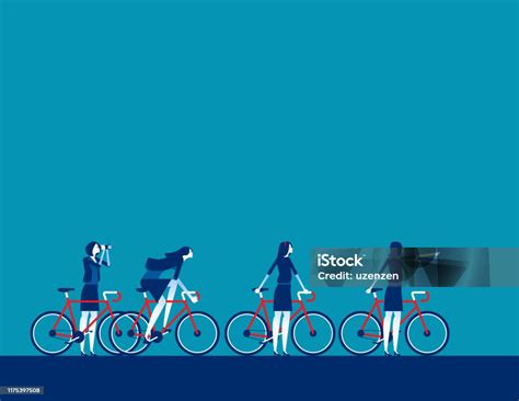 引線方向指向概念業務載體插圖平面商業卡通風格團隊合作願景向量圖形及更多人圖片 人 人群 個性 Istock
