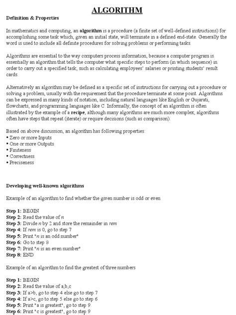 1 algorithm pdf programming language algorithms