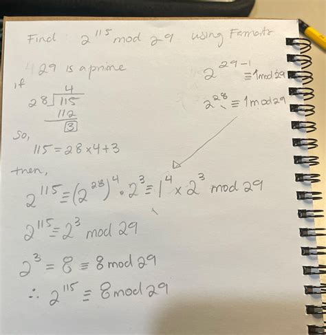 help with fermat s theorem problem r askmath