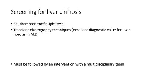 Alcoholic Liver Disease Management Pptx