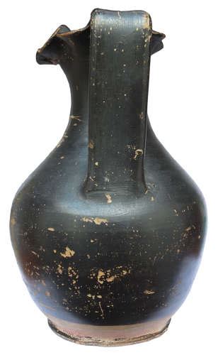 A Greek Gnathia Ware Black Glazed Oinochoe C 4th Century Bc