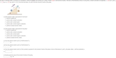 solved as shown in the figure below two blocks are