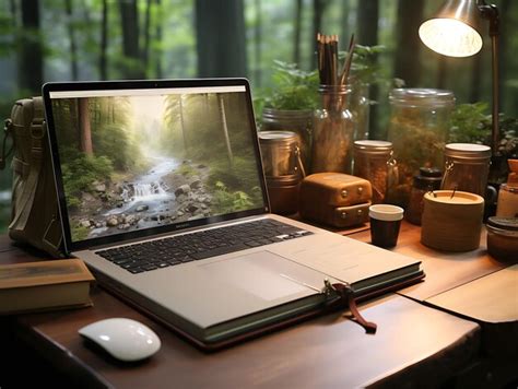 Premium Ai Image Backdrop Of Notebooks Planners Stickers On Bullet