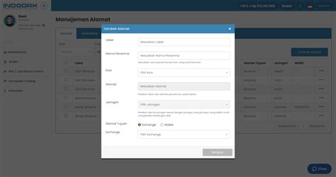 Cara Withdrawal Baru Di Indodax Dengan Address Management