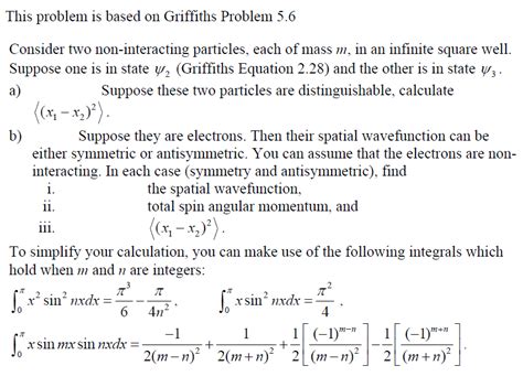 Solved This Problem Is Based On Griffiths Problem Chegg