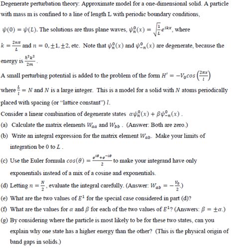 Solved Degenerate Perturbation Theory Approximate Model For