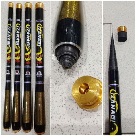 Joran Tegek Daihan Izanagi 270 Carbon Ruas Pendek Lazada Indonesia