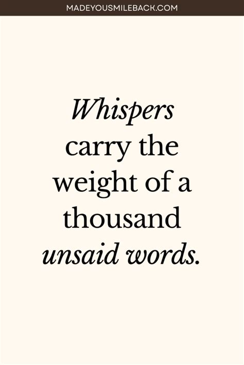 25 Best Whisper Quotes For Inspiration And Reflection
