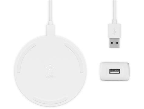 Chargeur induction BELKIN WIA001VFWH blanc 10w Pas Cher - UBALDI.com