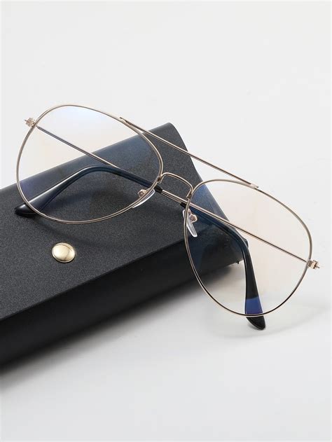 Men Aviator Frame Eyeglasses Stylish Glasses For Men Mens Glasses