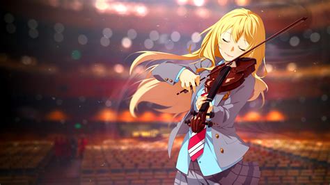 Wallpaper Anime Girls Shigatsu Wa Kimi No Uso Blonde Long Hair