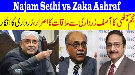 Najam Sethi Nay Asif Ali Zardari Say Mulaqat Ka Waqt Mang Liya Youtube