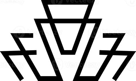 Abstract Art Deco Design Element Linear Decorative Vintage Design Element 44864652 Png