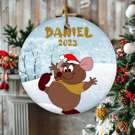 Personalized Disney Gus Gus Ornament Gus Gus Christmas Etsy