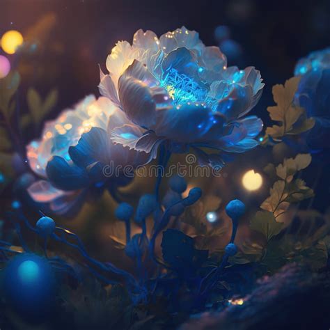 The Mesmerizing Colors Of A Flower In The Light Generative Ai Stock